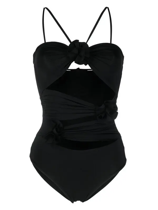 MAYGEL CORONEL Cut-out Swimsuit - Black