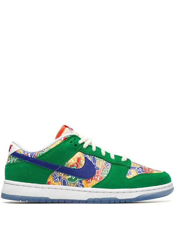 Nike Dunk Low Foam Finger Sneakers - Green