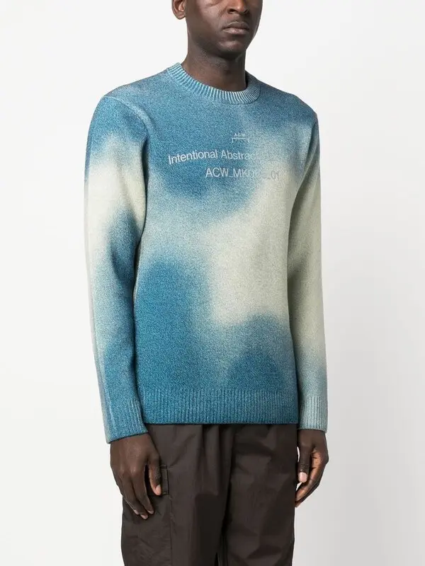 A-COLD-WALL* Gradient Knit Crew Neck Jumper