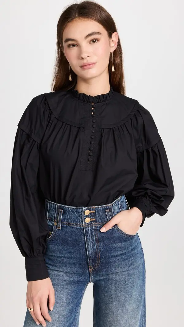 Ulla Johnson Marika Blouse - Noir