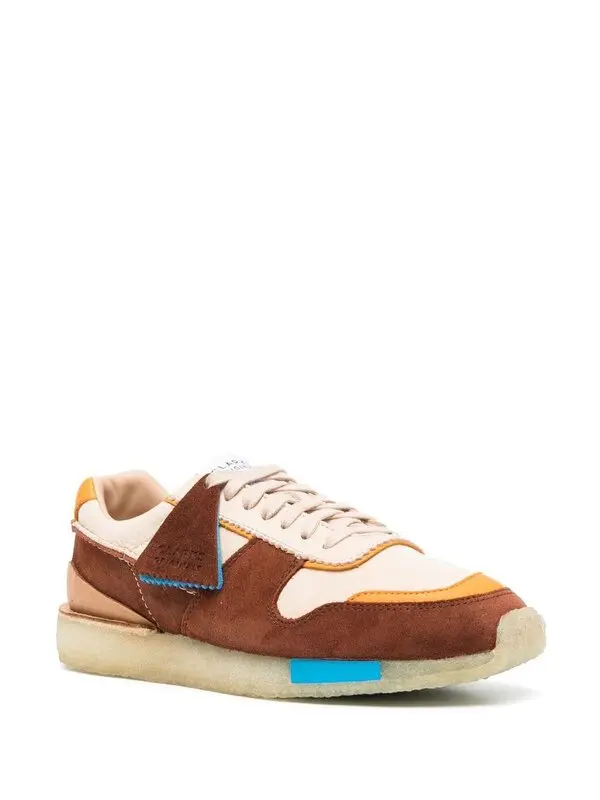 Clarks Colour-block Panelled Low-top Sneakers