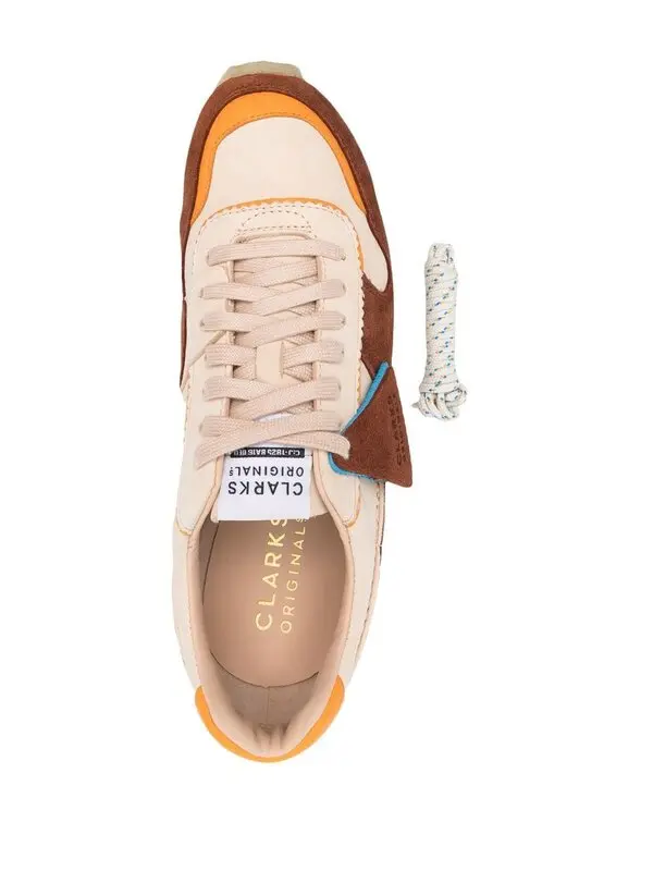 Clarks Colour-block Panelled Low-top Sneakers