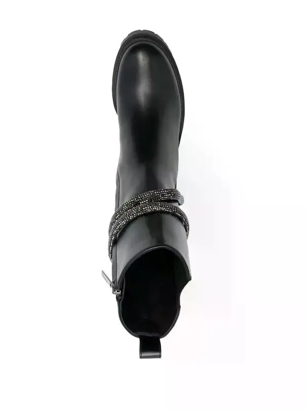 Rene Caovilla Cleo Embellished Chelsea Boots