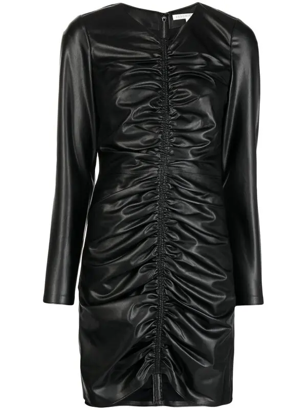 Veronica Beard Bernadette Draped Mini Dress