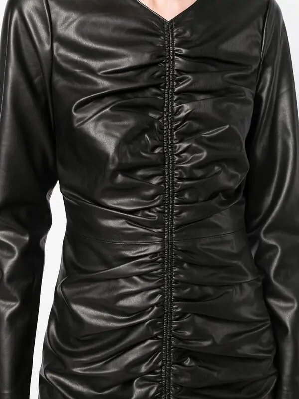 Veronica Beard Bernadette Draped Mini Dress