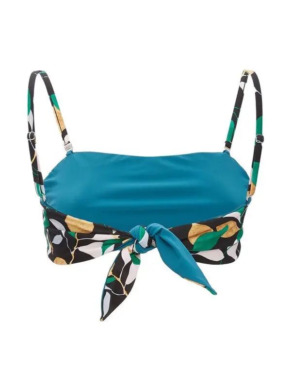 La DoubleJ Reversible Bandeau Bikini Top