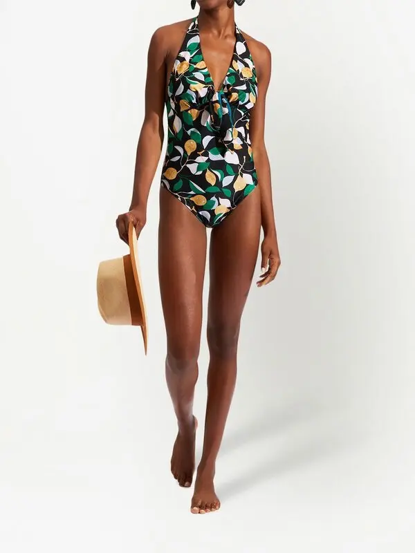 La DoubleJ Reversible Halterneck Swimsuit