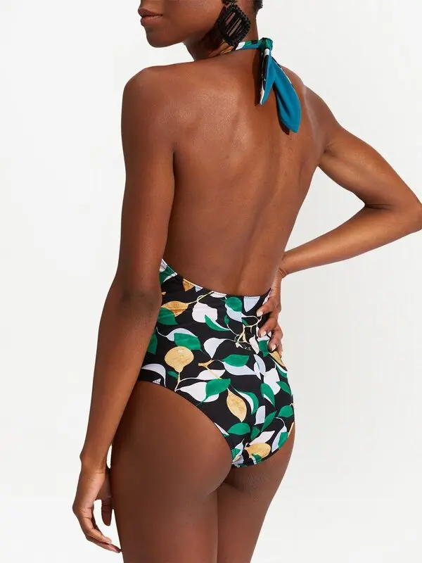 La DoubleJ Reversible Halterneck Swimsuit