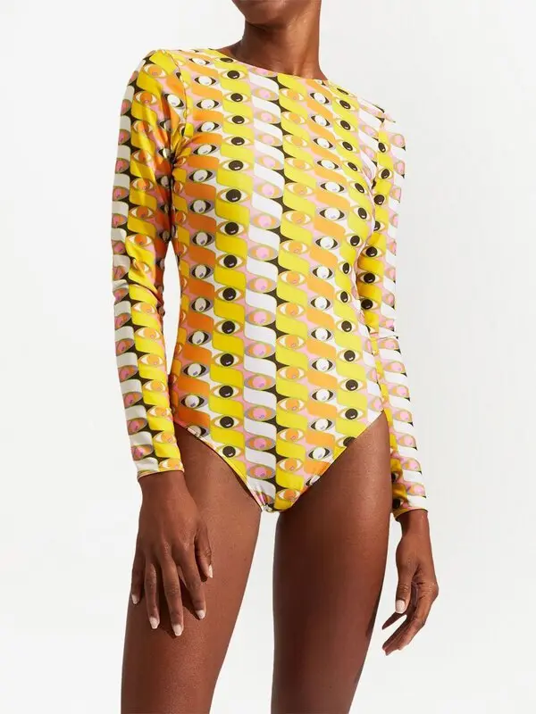 La DoubleJ Surf Long-sleeved Swimsuit - Yellow