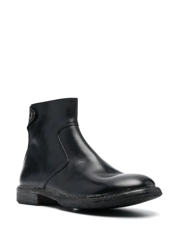 Moma Leather Ankle Boots
