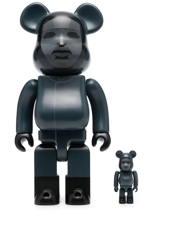 MEDICOM TOY Squid Game Frontman Be@rbrick 100% And 400% Figure Set - Black