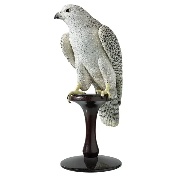 SWAROVSKI Kedari Gyrfalcon Figurine - Gray