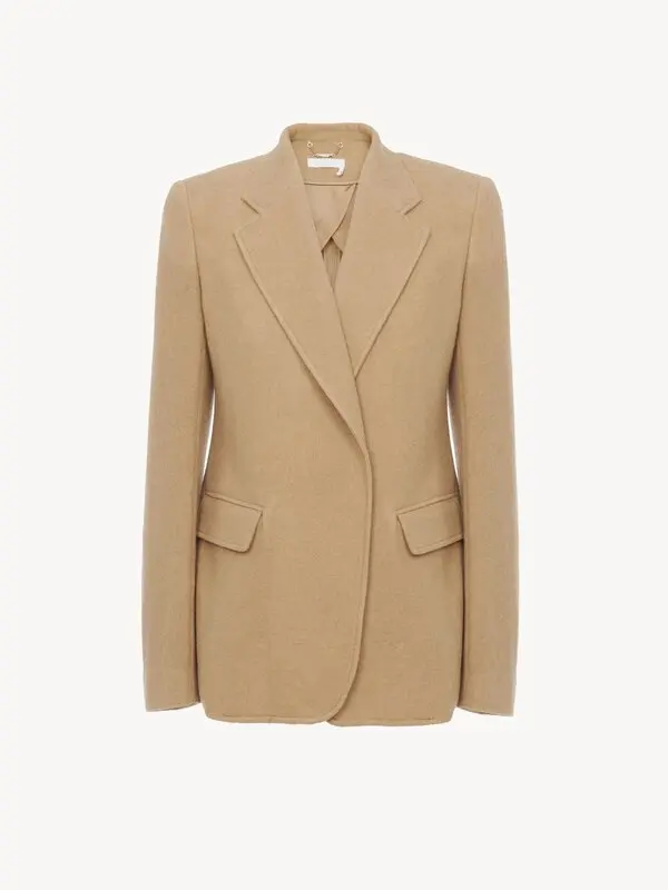 Chloé Buttonless Tailored Jacket