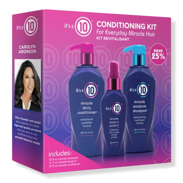 IT'S A 10 HAIRCARE Conditioning Trio Kit For Everyday Miracle Hair
