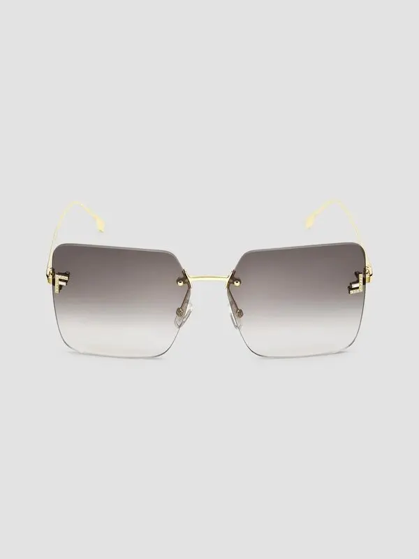 Fendi 59mm Square Sunglasses - Black