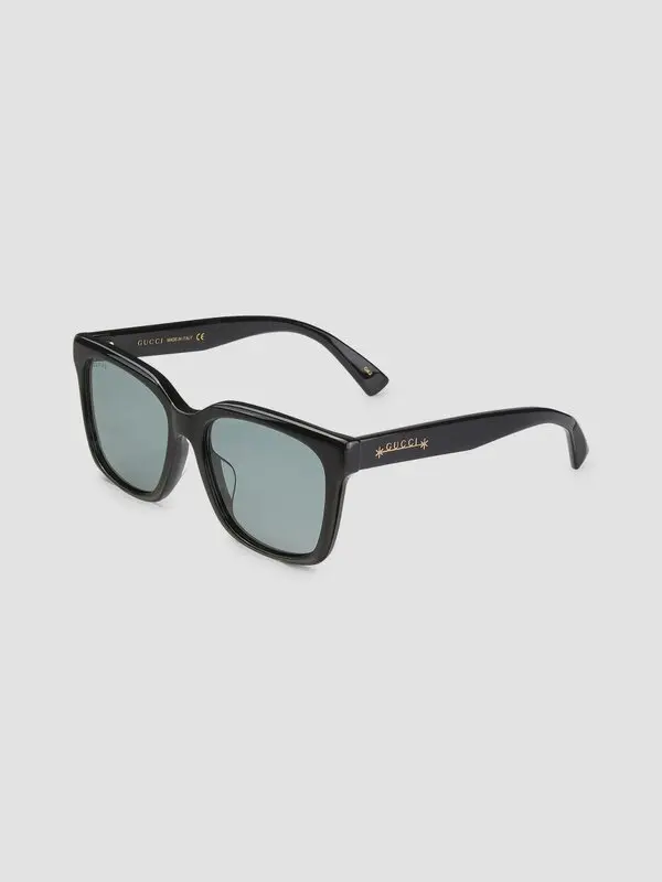 Gucci Symbols 56mm Square Sunglasses - Black