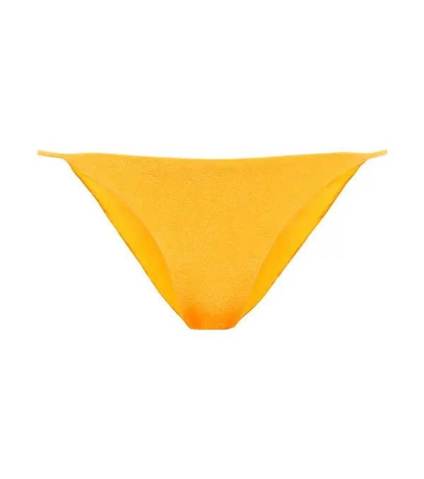 Jade Swim Bare Minimum Terry Bikini Bottoms - Yellow