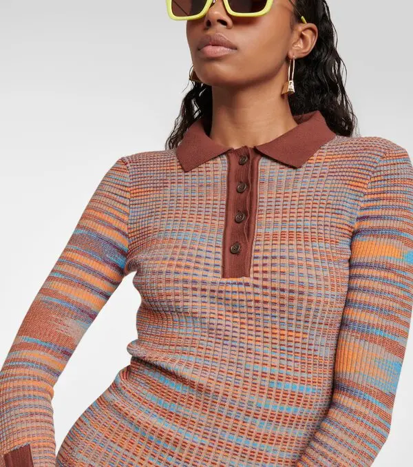 Jacquemus La Robe Zucca Cotton-blend Midi Dress
