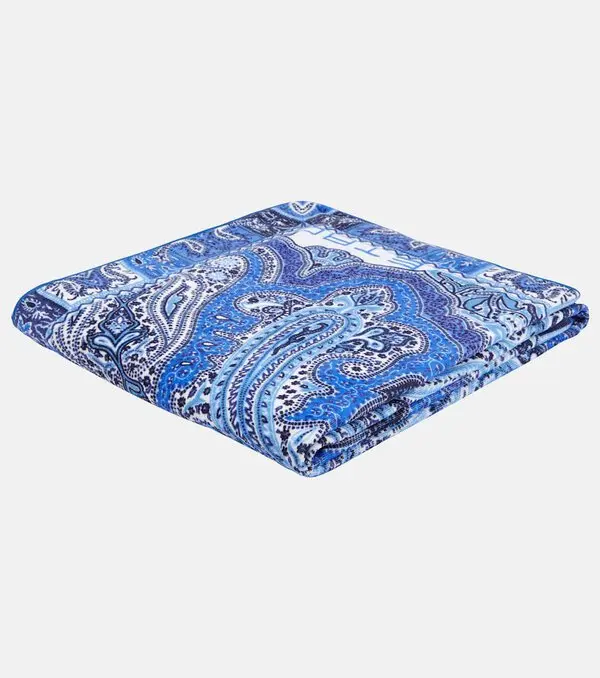 Etro Beana Printed Cotton Beach Towel - Multicoloured