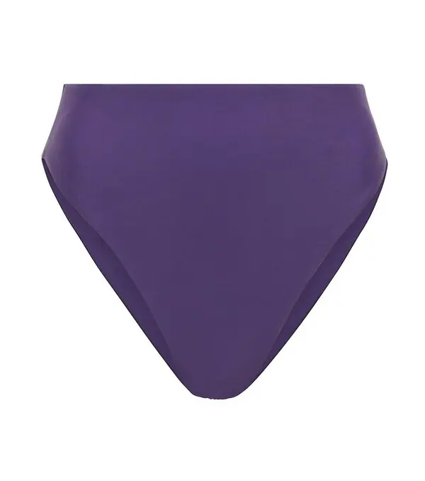 Jade Swim Incline High-rise Bikini Bottom - Purple