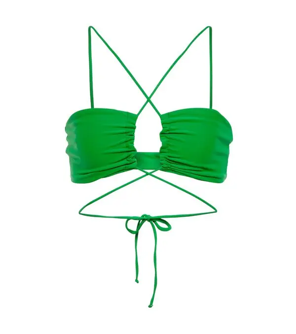 Jade Swim Livi Cutout Bikini Top - Green