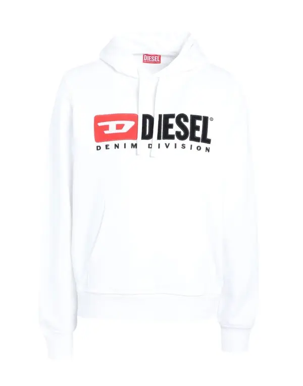 DIESEL® S-ginn-hood-div Cotton Sweatshirt