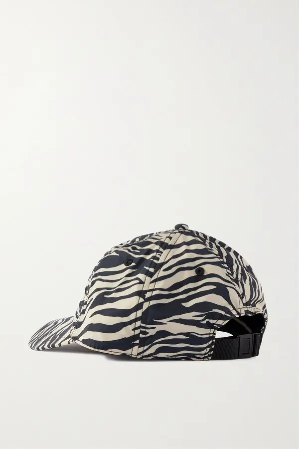 Rag & Bone Addison Zebra-print Recycled-shell Baseball Cap