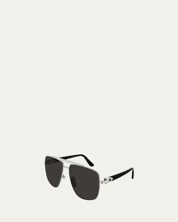 Cartier C-logo Aviator Sunglasses