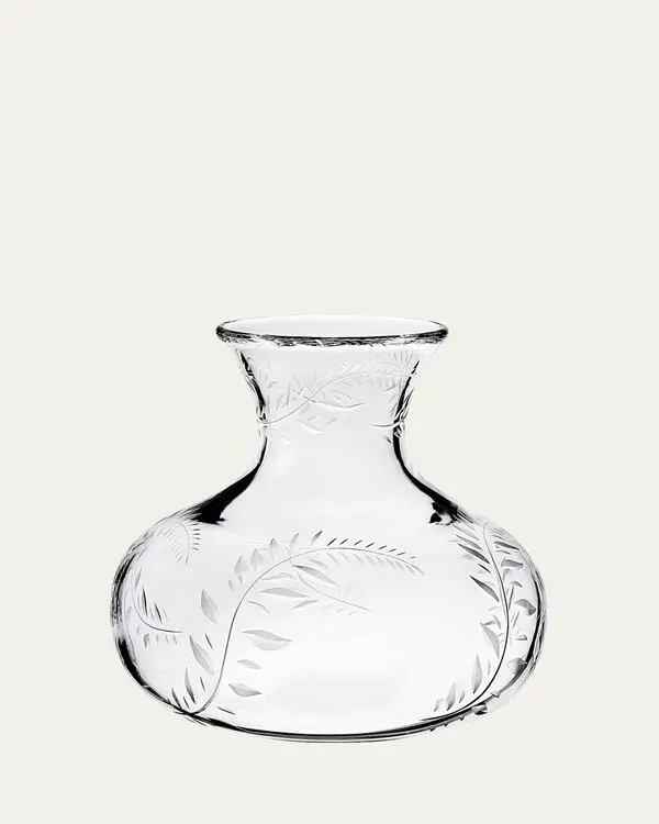 WILLIAM YEOWARD CRYSTAL Jasmine Flower Center Vase