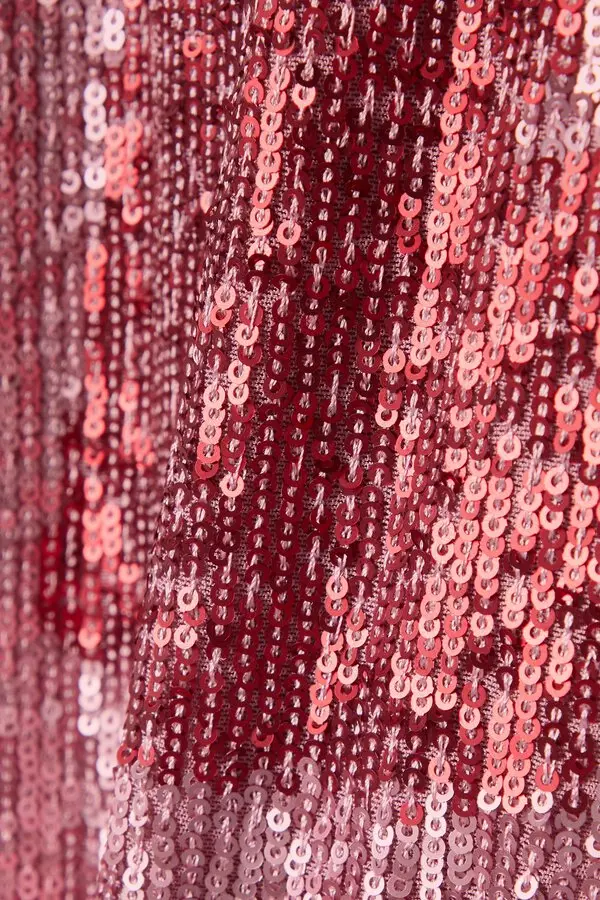 Farm Rio Sequined Tulle Mini Dress