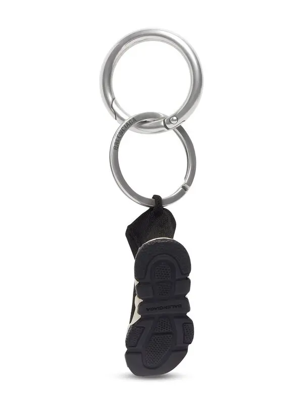 Balenciaga Track-Sneaker Keyring - Black | Editorialist