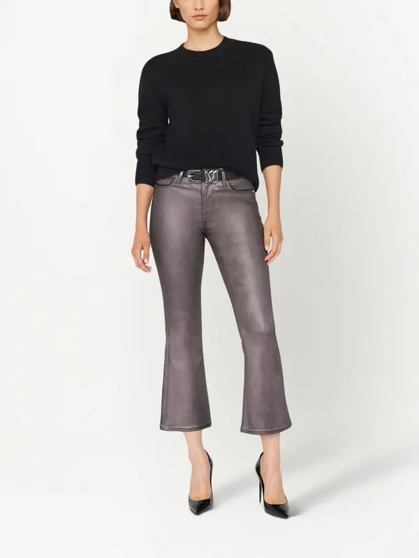 FRAME Mid-rise Cropped Trousers