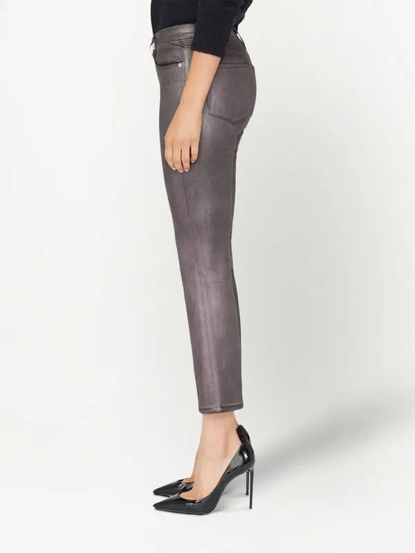 FRAME Mid-rise Cropped Trousers