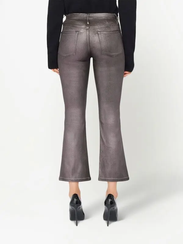 FRAME Mid-rise Cropped Trousers