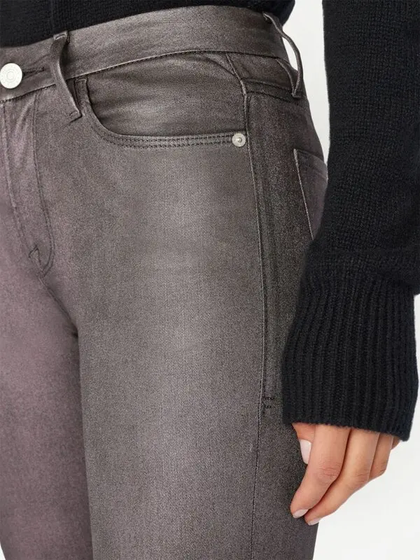 FRAME Mid-rise Cropped Trousers