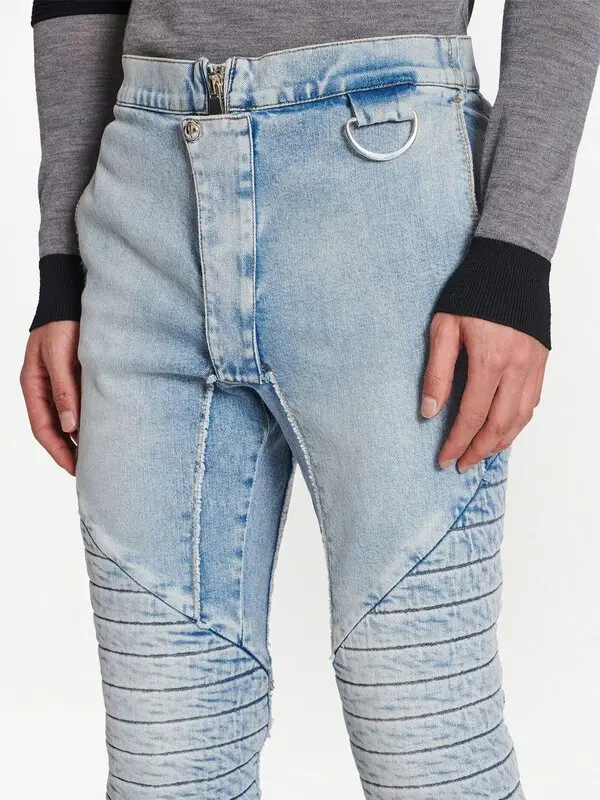 Balmain Mid-rise Cropped Skinny Jeans