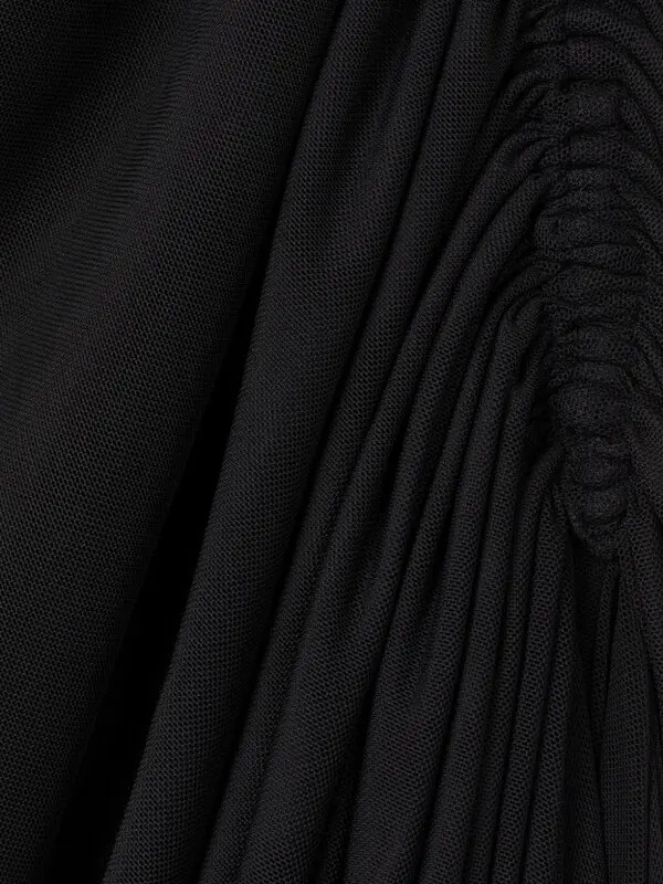 AZ FACTORY X Ester Manas Ruched Side-slit Skirt