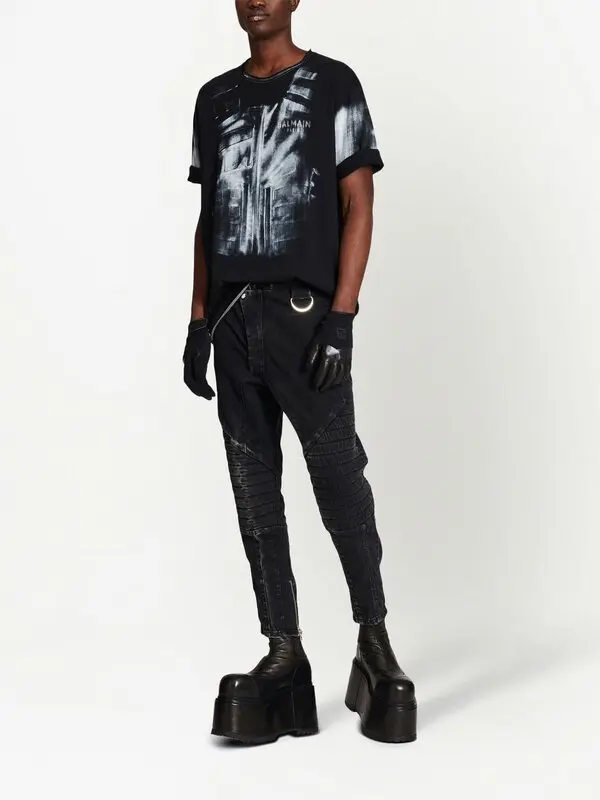 Balmain Cropped Skinny Jeans