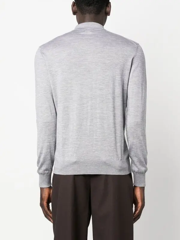 Zegna Cashmere-silk Polo Top