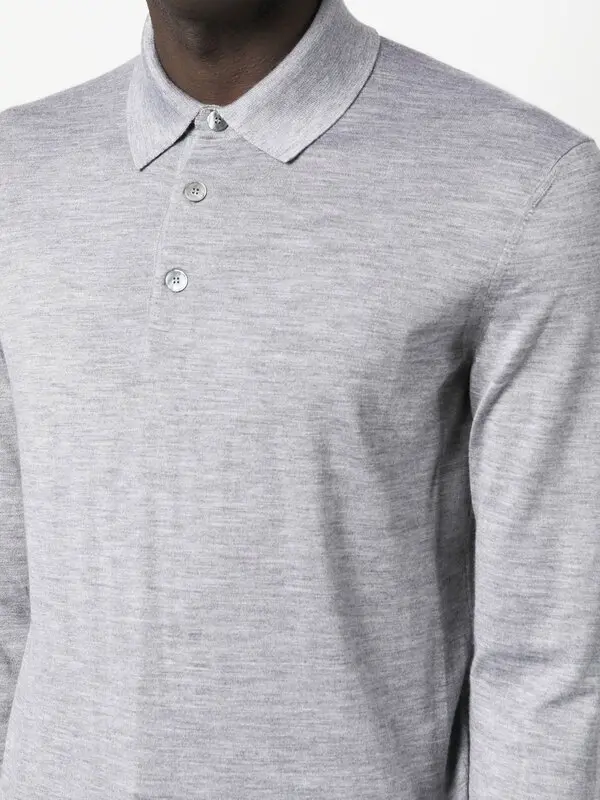 Zegna Cashmere-silk Polo Top