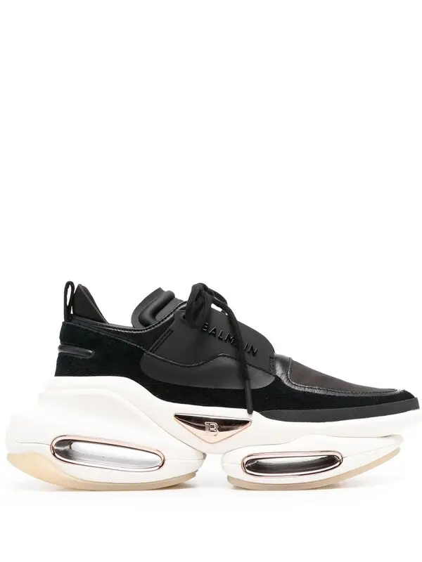 Balmain B-bold Low-top Sneakers - Black