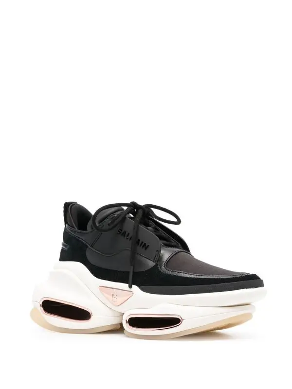Balmain B-bold Low-top Sneakers - Black