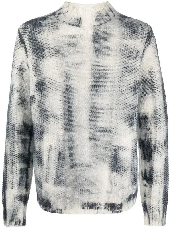 Malo Abstract-print Jumper