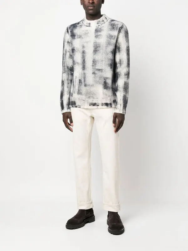 Malo Abstract-print Jumper