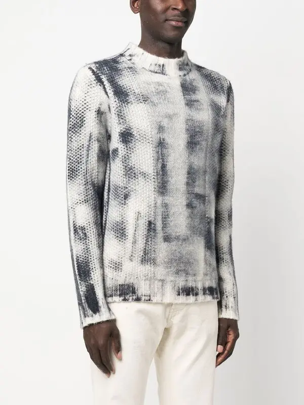 Malo Abstract-print Jumper