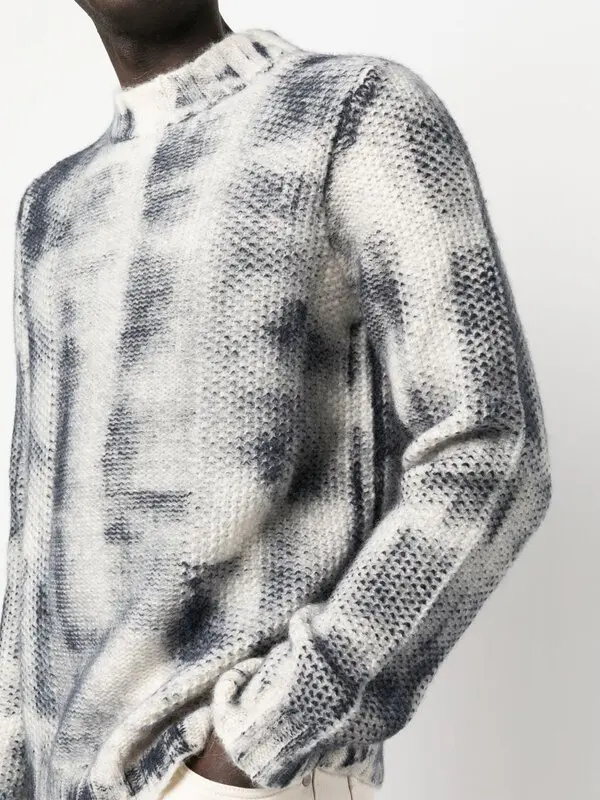 Malo Abstract-print Jumper