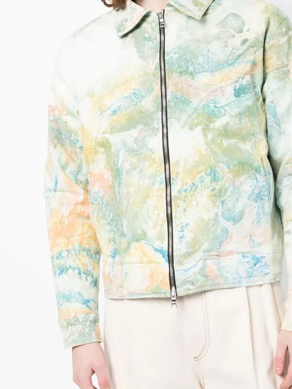 NAHMIAS Marble-print Jacket