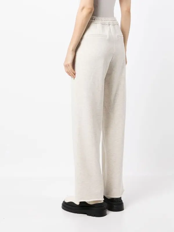 Goen.j Twill Straight-leg Trousers - White