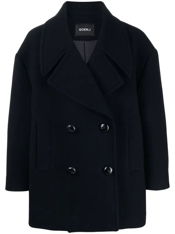 Goen.j Double-breasted Pea Coat
