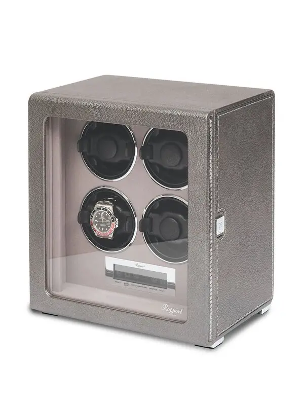 RAPPORT LONDON Quantum Quad Watch Winder - Silver